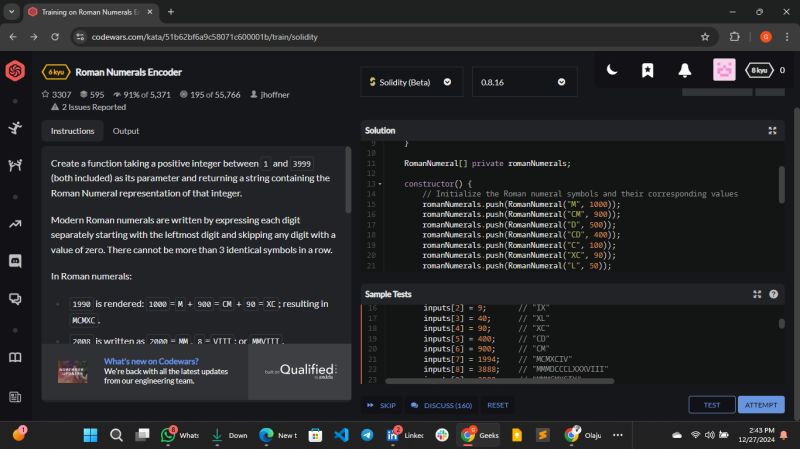Olajumoke Emmanuel on LinkedIn: #codewars #coding #developer # ... Olajumoke Emmanuel on LinkedIn: #codewars #coding #developer # ...