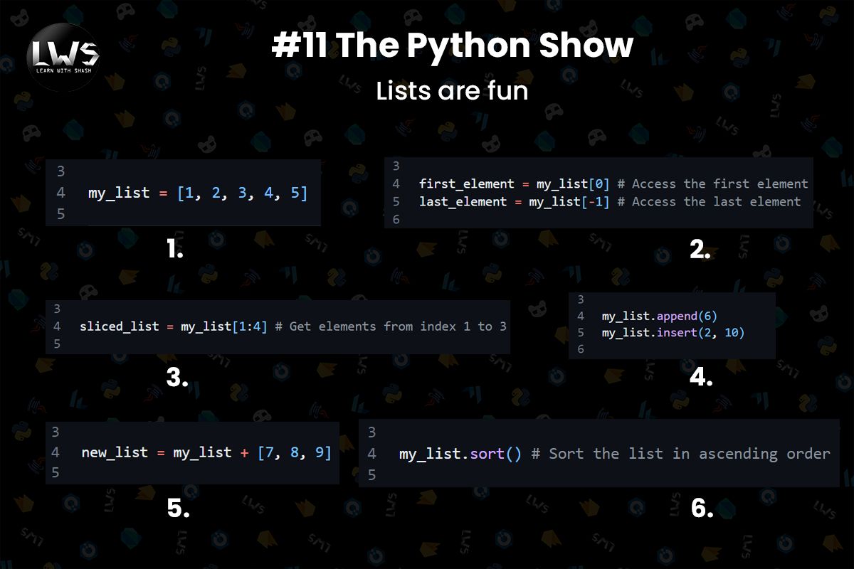How to create a list in Python | Shashwat Singh posted on the topic ... How to create a list in Python | Shashwat Singh posted on the topic ...