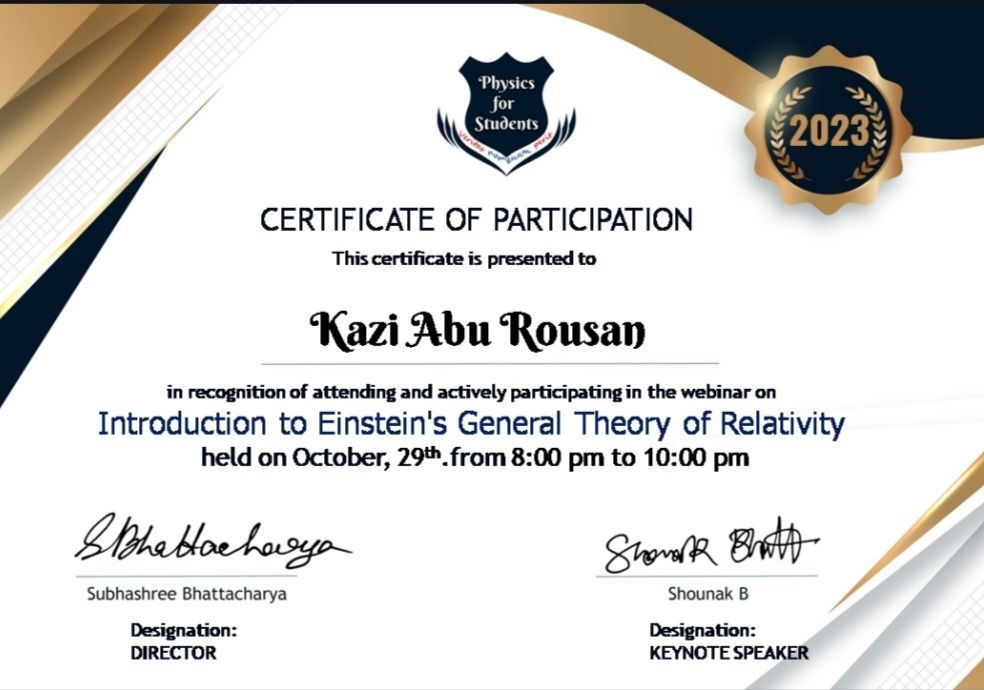 Kazi Abu Rousan on LinkedIn: I am really grateful to Shounak ... Kazi Abu Rousan on LinkedIn: I am really grateful to Shounak ...