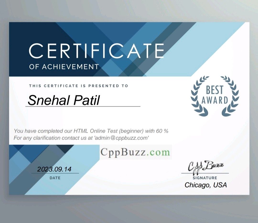 Snehal Patil on LinkedIn: #html Snehal Patil on LinkedIn: #html