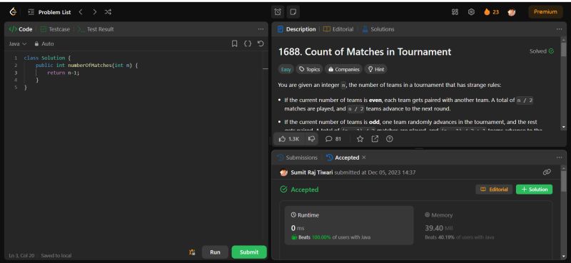 Sumit Raj Tiwari on LinkedIn: #100daysofcode #drgviswanathanchallenge ... Sumit Raj Tiwari on LinkedIn: #100daysofcode #drgviswanathanchallenge ...