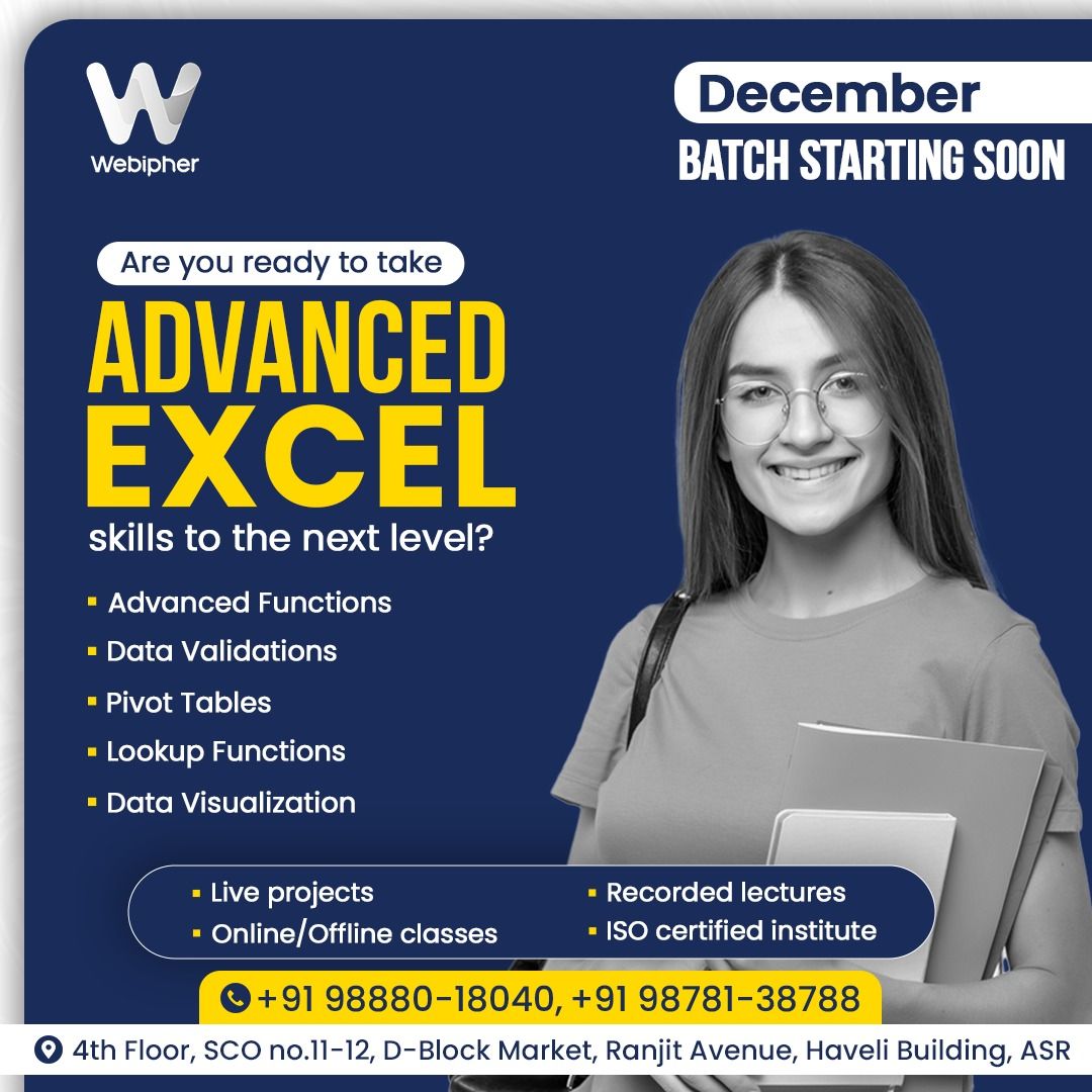 Webipher on LinkedIn: #excelmastery #skilladvancement # ... Webipher on LinkedIn: #excelmastery #skilladvancement # ...