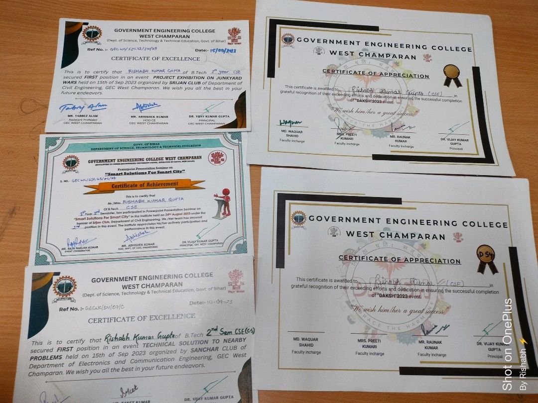 Rishabh Kumar Gupta on LinkedIn: academic awards 🎉 Rishabh Kumar Gupta on LinkedIn: academic awards 🎉