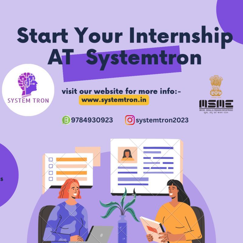 Ravi kant garg on LinkedIn: #internship #systemtron #internship2023 # ... Ravi kant garg on LinkedIn: #internship #systemtron #internship2023 # ...