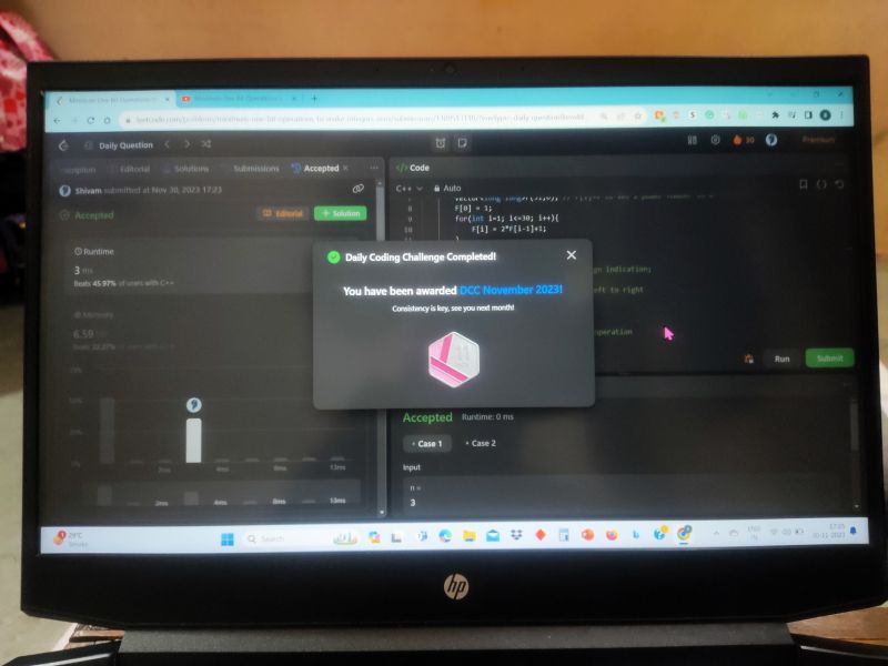 Earned consistency badge on Leetcode | Shivam Sahu posted on the topic ... Earned consistency badge on Leetcode | Shivam Sahu posted on the topic ...