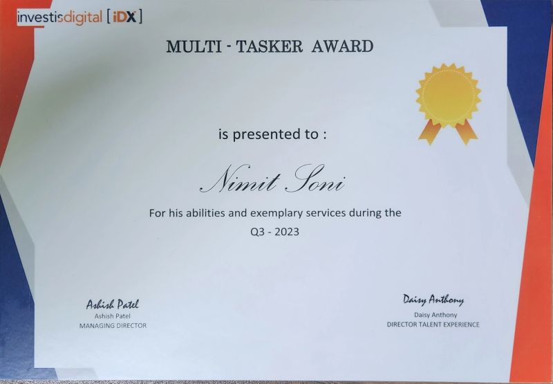 Nimit Soni posted on LinkedIn Nimit Soni posted on LinkedIn