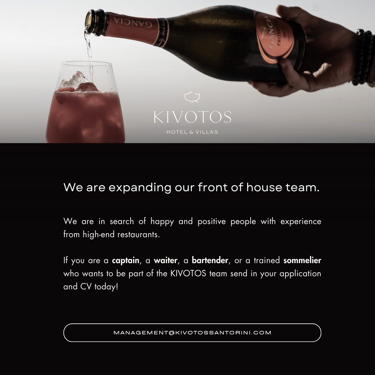Kivotos Hotels & Villas on LinkedIn: #kivotos #joinourteam Kivotos Hotels & Villas on LinkedIn: #kivotos #joinourteam
