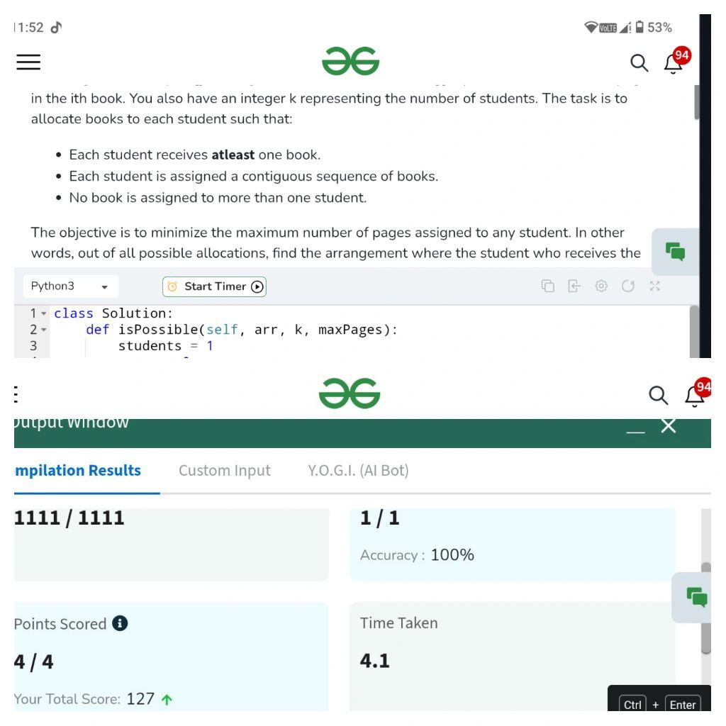 #dsa #geeksforgeeks #codingjourney #problemsolving | Aman Mehta #dsa #geeksforgeeks #codingjourney #problemsolving | Aman Mehta