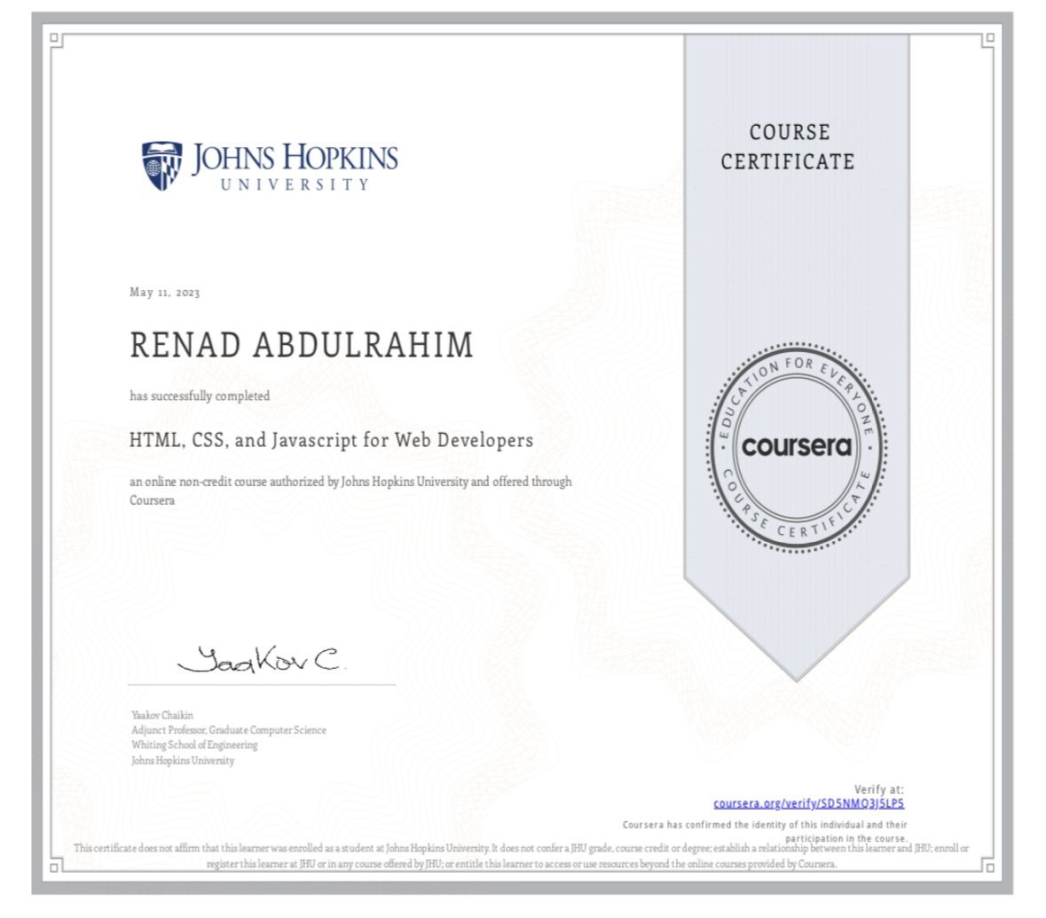 Renad Alsulmi on LinkedIn: I am pleased to announce the completion of ... Renad Alsulmi on LinkedIn: I am pleased to announce the completion of ...