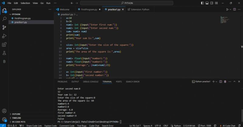 My 10-Day Python Learning Journey | Anjali Patel posted on the topic ... My 10-Day Python Learning Journey | Anjali Patel posted on the topic ...