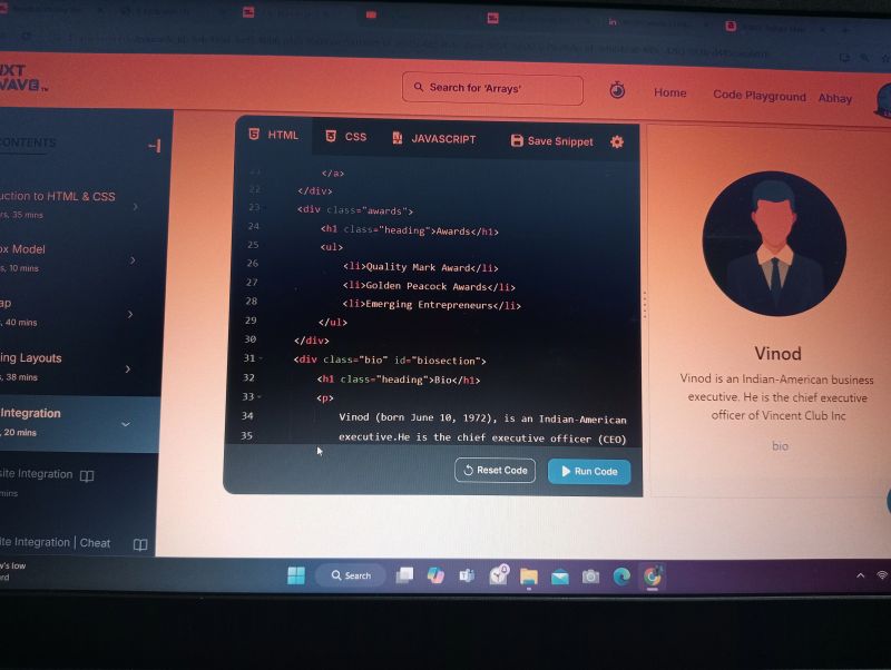 Abhay Dwivedi on LinkedIn: #10days #30daysofchallenge #nxtwave #ccbp4 # ... Abhay Dwivedi on LinkedIn: #10days #30daysofchallenge #nxtwave #ccbp4 # ...