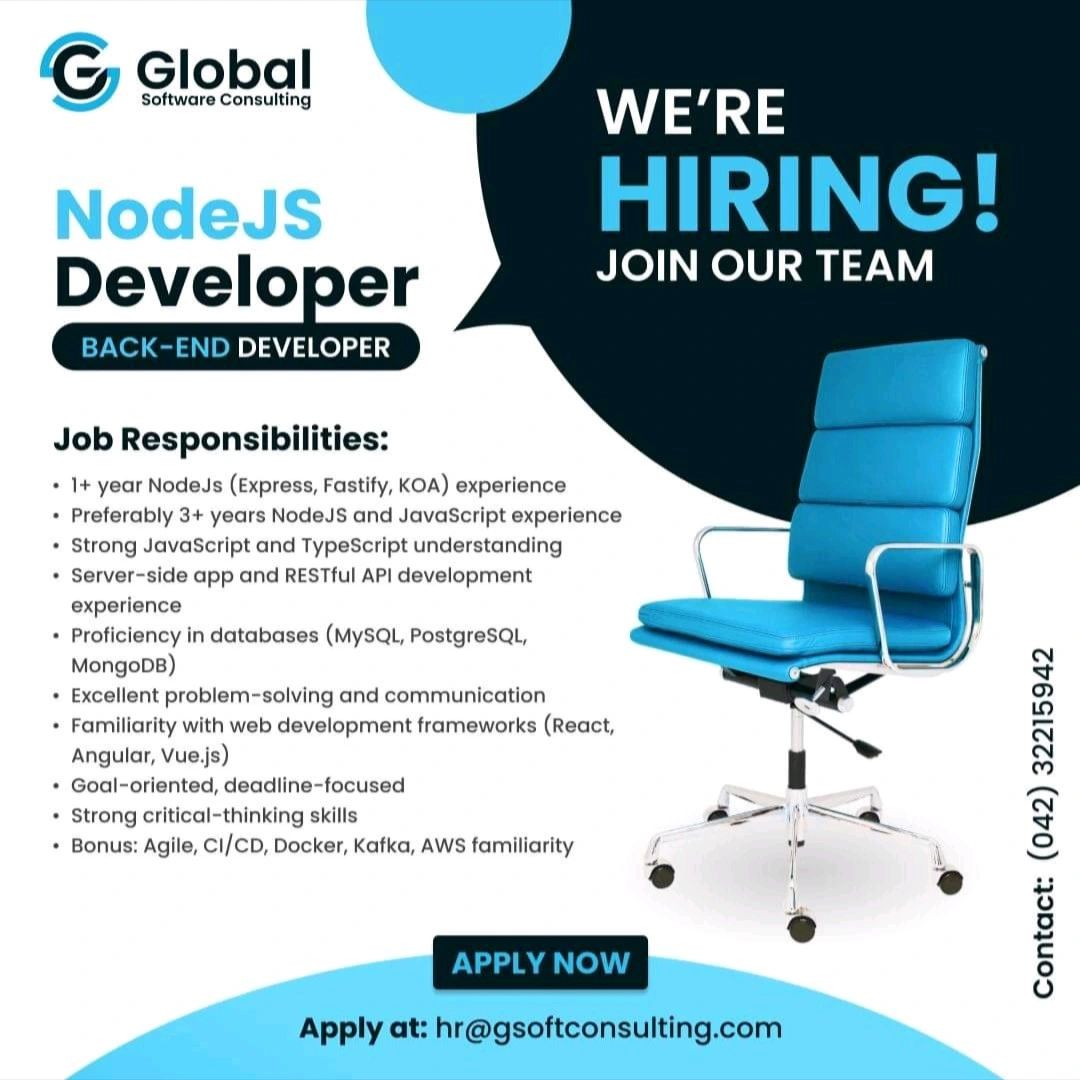 Jahanzaib Iqbal on LinkedIn: #nodejs #developerjobs #gsoft Jahanzaib Iqbal on LinkedIn: #nodejs #developerjobs #gsoft