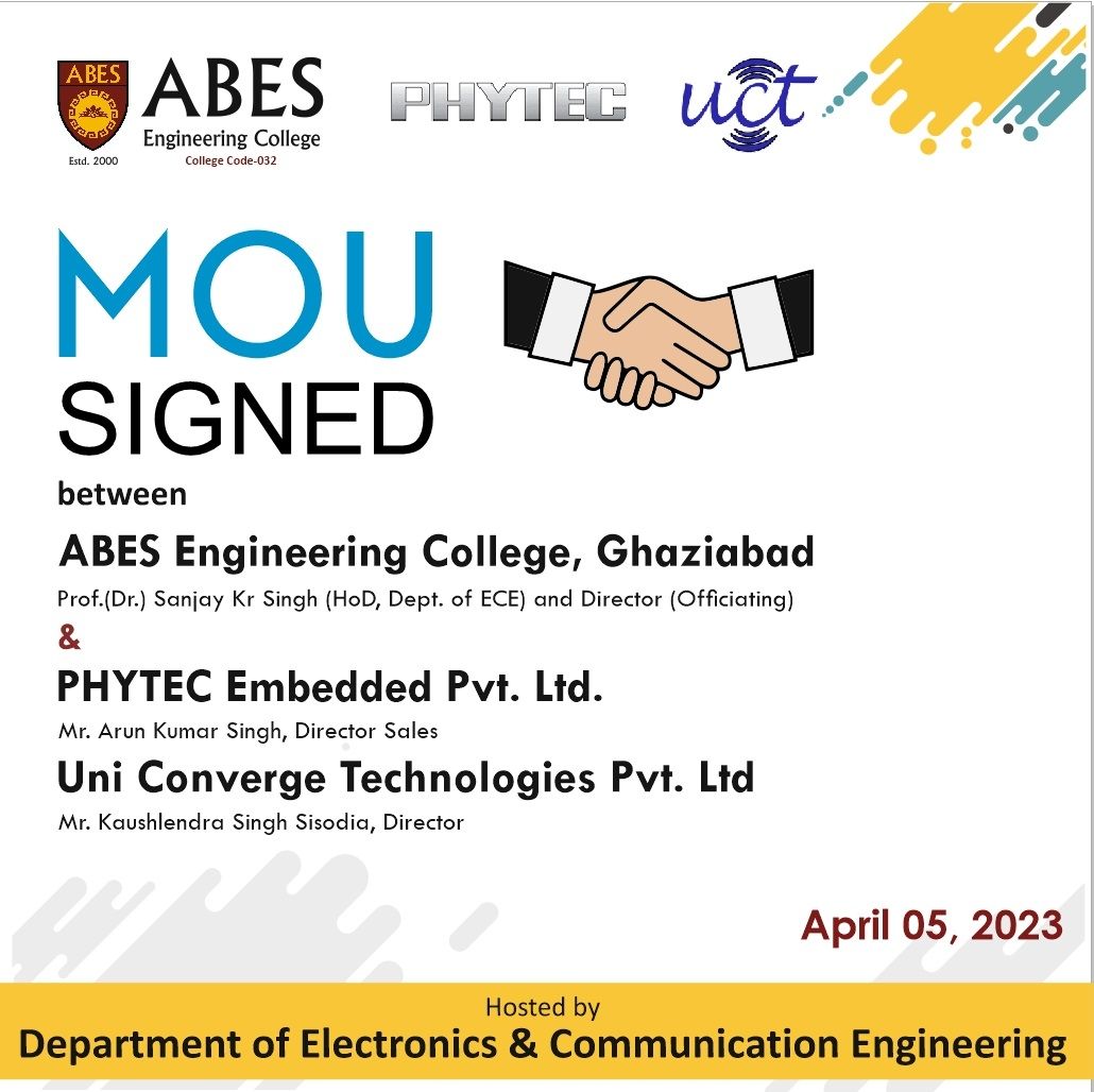 ABES Engineering College on LinkedIn: Department of Electronics ... ABES Engineering College on LinkedIn: Department of Electronics ...
