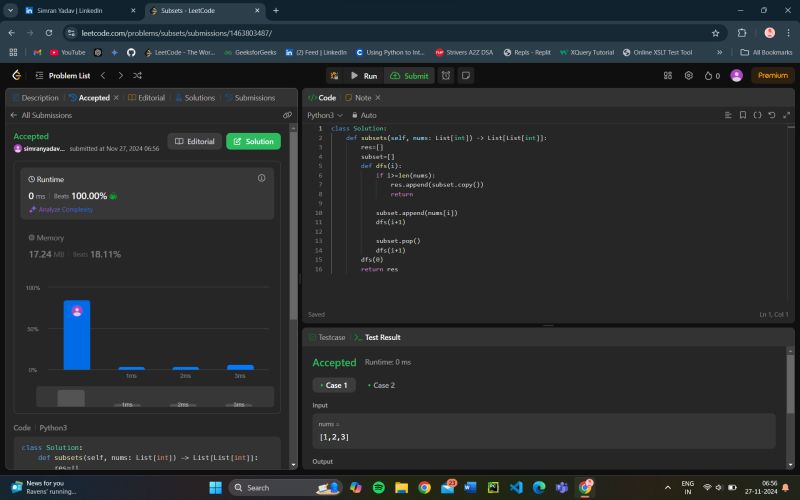 Simran Yadav on LinkedIn: #100daysofcode #leetcode #backtracking # ... Simran Yadav on LinkedIn: #100daysofcode #leetcode #backtracking # ...