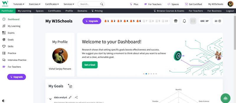 Vishal Pansare on LinkedIn: #leetcode #w3school #codingjourney # ... Vishal Pansare on LinkedIn: #leetcode #w3school #codingjourney # ...
