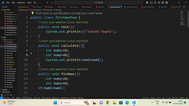 Sakshi Gupta on LinkedIn: #100daysofjava #javaprogramming # ... Sakshi Gupta on LinkedIn: #100daysofjava #javaprogramming # ...