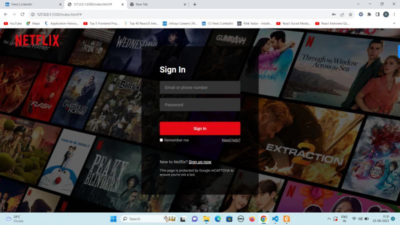 Ritik Yadav on LinkedIn: #linkedinconnections #netflixloginproject # ... Ritik Yadav on LinkedIn: #linkedinconnections #netflixloginproject # ...
