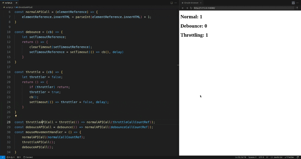 How Debouncing and Throttling in #javascript | Gourav Kolhatkar posted ... How Debouncing and Throttling in #javascript | Gourav Kolhatkar posted ...