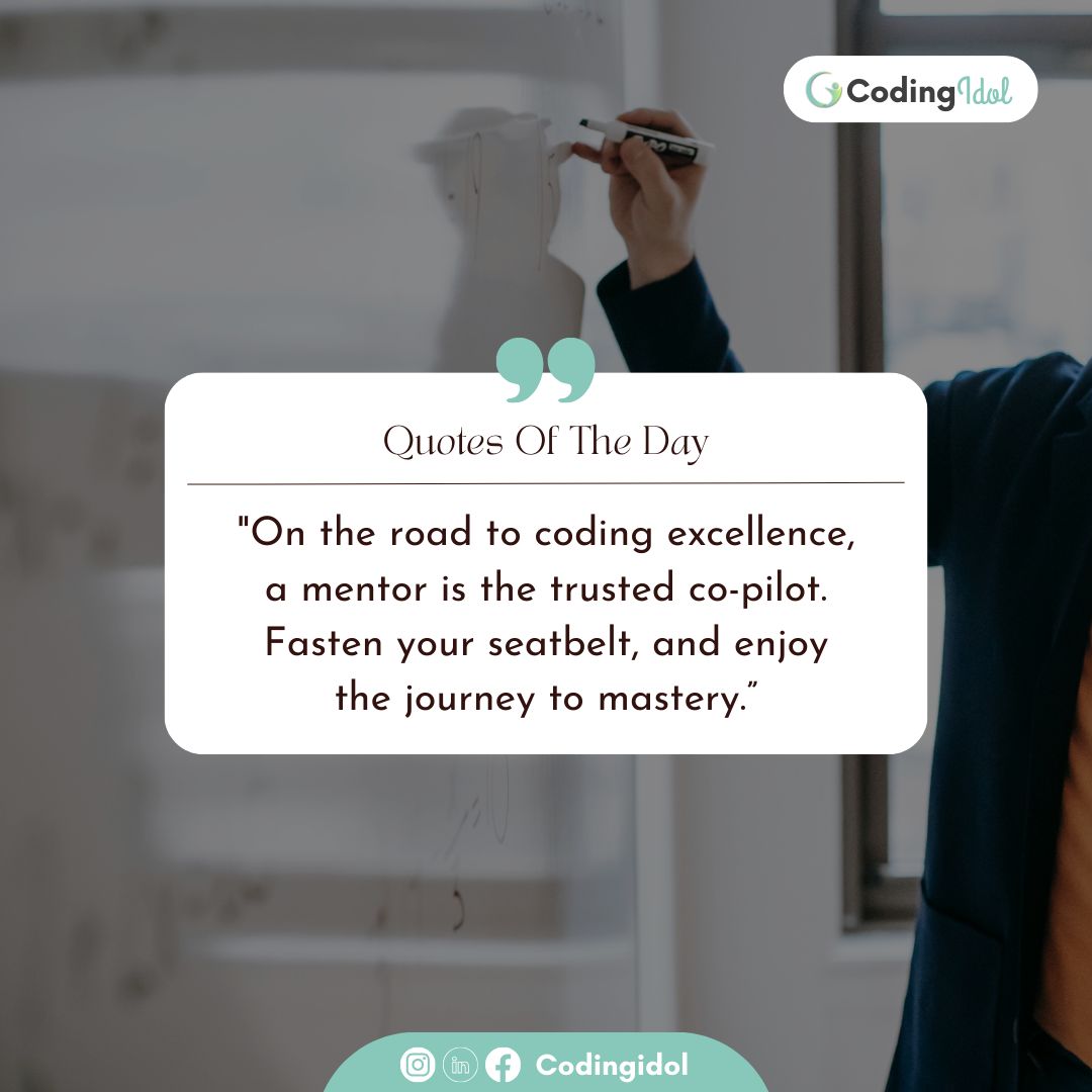 How a mentor can help you achieve coding excellence | CodingIdol posted ... How a mentor can help you achieve coding excellence | CodingIdol posted ...