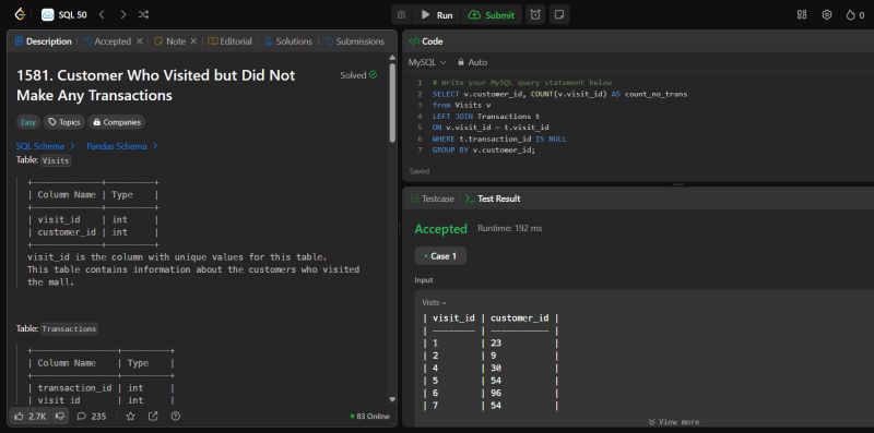 #sql50 #database #leetcode #challenge #problemsolving #mysql #sql ... #sql50 #database #leetcode #challenge #problemsolving #mysql #sql ...
