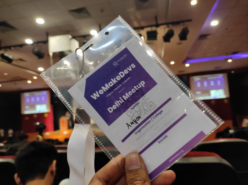 Aryan Kaushik on LinkedIn: #wemakedevsmeetup Aryan Kaushik on LinkedIn: #wemakedevsmeetup