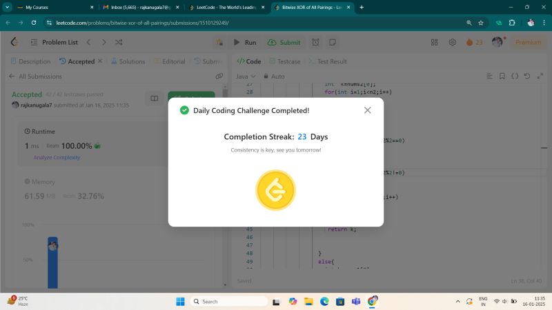 Rajkumar Kanugala on LinkedIn: #day23 #codingjourney #bitwiseoperations ... Rajkumar Kanugala on LinkedIn: #day23 #codingjourney #bitwiseoperations ...