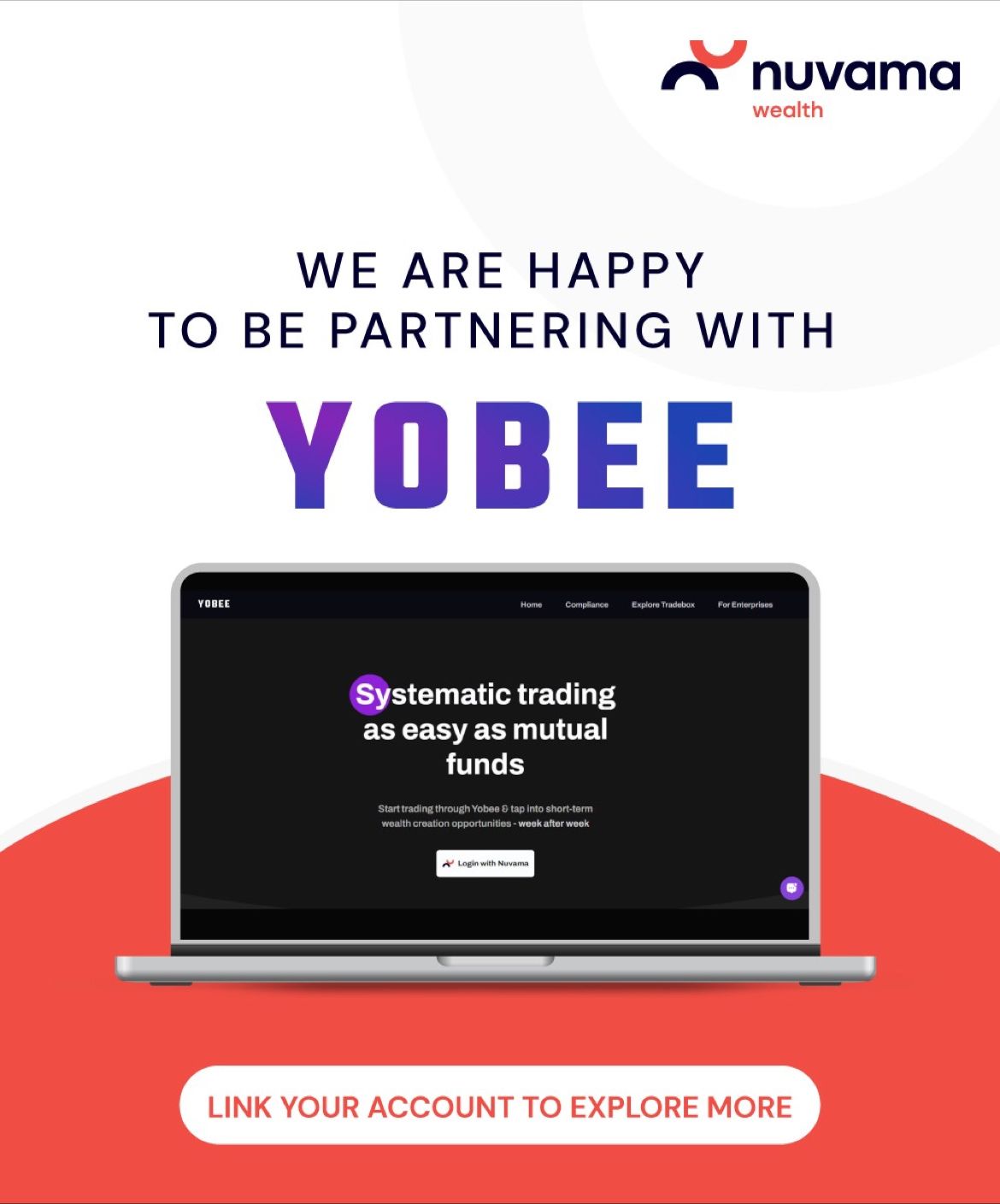 Yobee on LinkedIn: #yobee #nuvamawealth #partnership #tradingsolutions Yobee on LinkedIn: #yobee #nuvamawealth #partnership #tradingsolutions