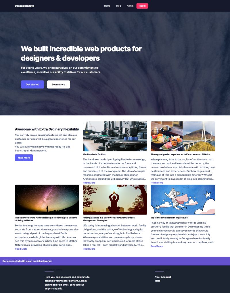 Deepak Kanojiya on LinkedIn: #laravelframework #php #bootstrap5 #mysql ... Deepak Kanojiya on LinkedIn: #laravelframework #php #bootstrap5 #mysql ...
