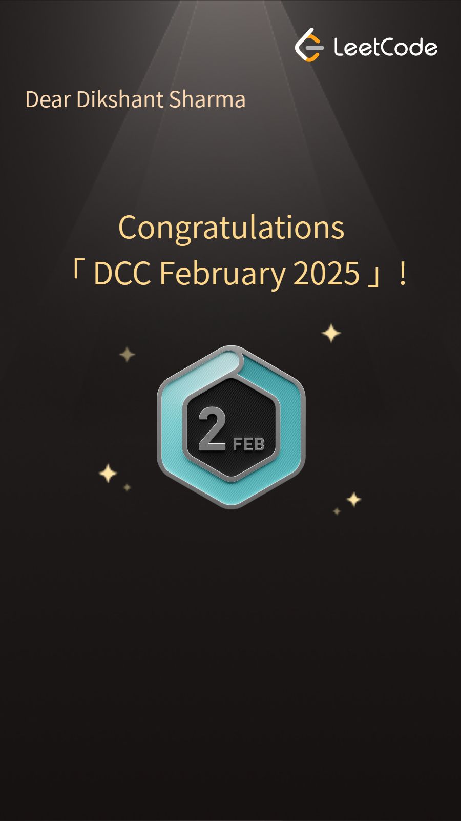 Just earned my first DCC February badge! 🔥 Huge thanks to Mazhar Imam ... Just earned my first DCC February badge! 🔥 Huge thanks to Mazhar Imam ...