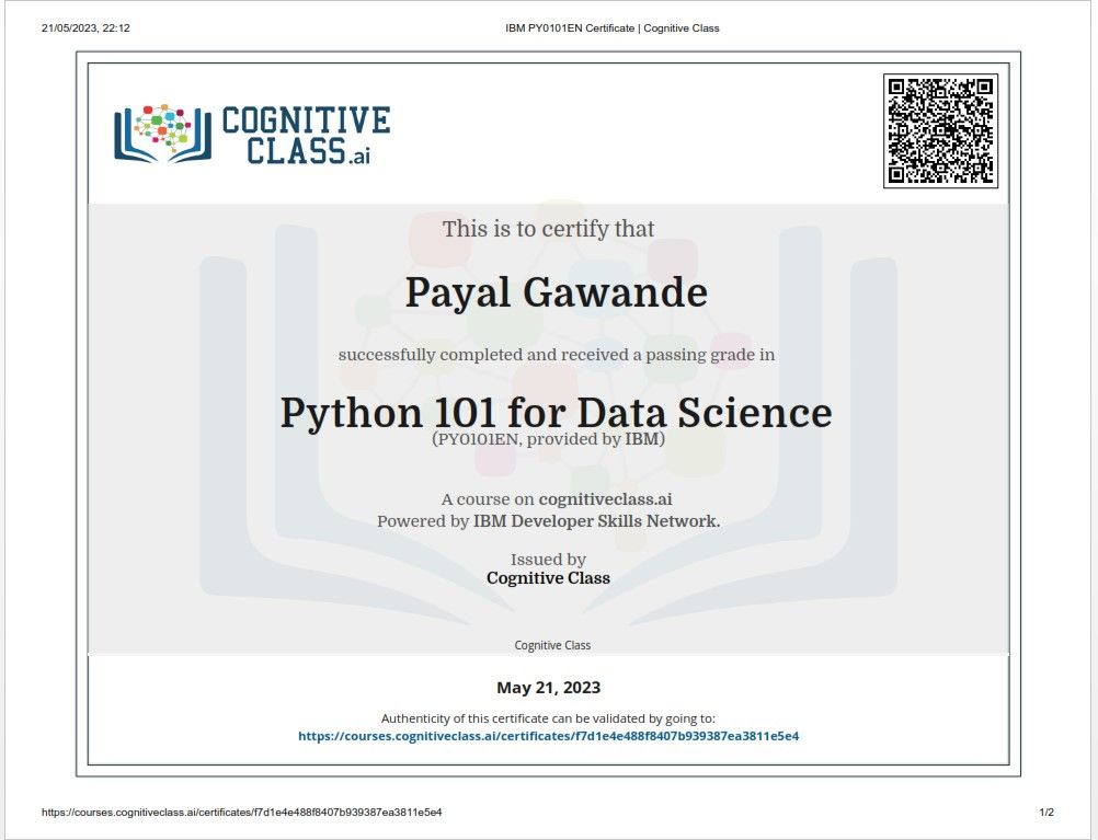 PAYAL GAWANDE on LinkedIn: #datascience #python # ... PAYAL GAWANDE on LinkedIn: #datascience #python # ...