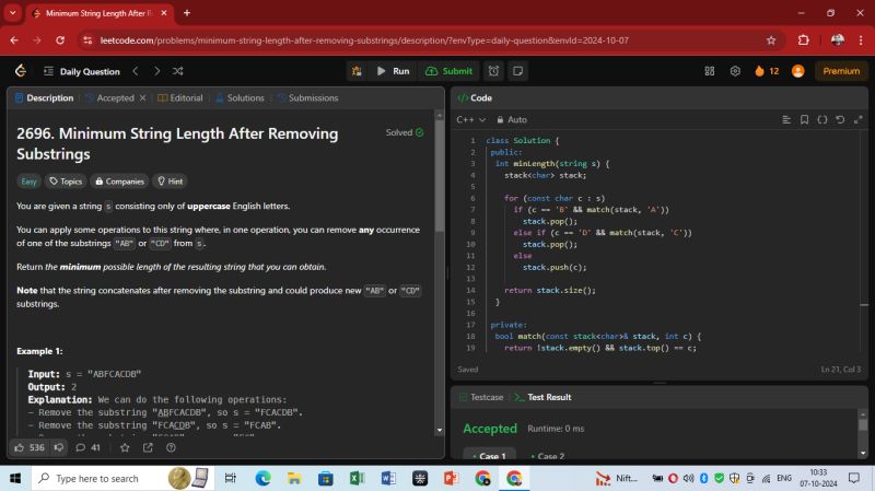 Aryan Shrivastava on LinkedIn: Day: 11 #100daysofcode Problem: Minimum ... Aryan Shrivastava on LinkedIn: Day: 11 #100daysofcode Problem: Minimum ...