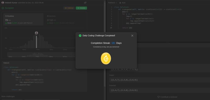Mukesh Kumar on LinkedIn: #codingjourney #leetcode #siblingsupport # ... Mukesh Kumar on LinkedIn: #codingjourney #leetcode #siblingsupport # ...