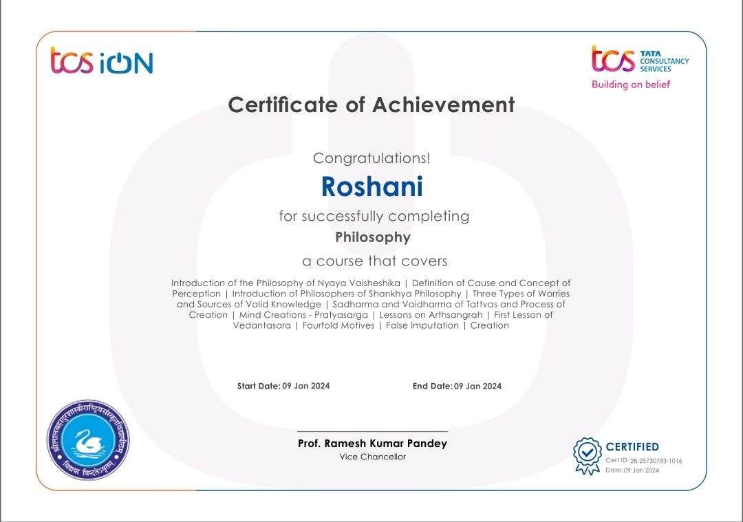 Patil Roshni on LinkedIn: #tcsion #learningandsharing #philosophy # ... Patil Roshni on LinkedIn: #tcsion #learningandsharing #philosophy # ...