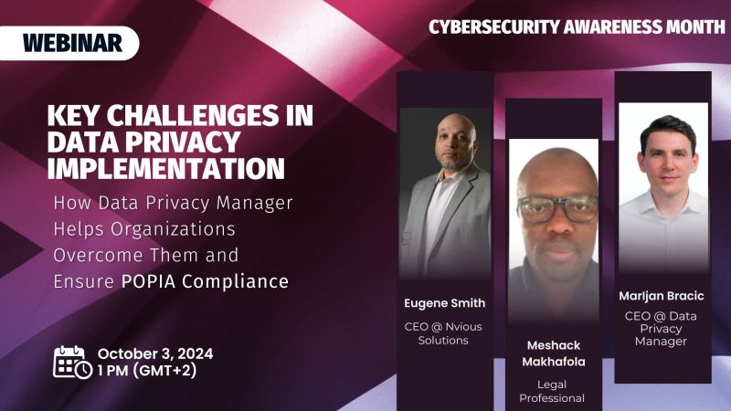 Data Privacy Manager on LinkedIn: #cybersecurityawarenessmonth #popia # ... Data Privacy Manager on LinkedIn: #cybersecurityawarenessmonth #popia # ...