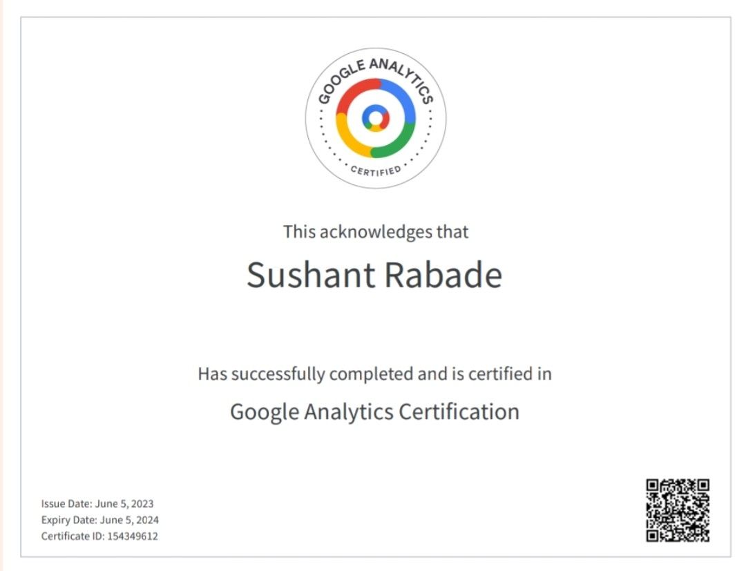 Sushant Rabade on LinkedIn: #googleanalytics Sushant Rabade on LinkedIn: #googleanalytics
