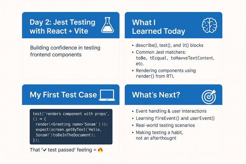 #jest #react #vite #testing #frontenddevelopment #learnbydoing… | Ankit ... #jest #react #vite #testing #frontenddevelopment #learnbydoing… | Ankit ...