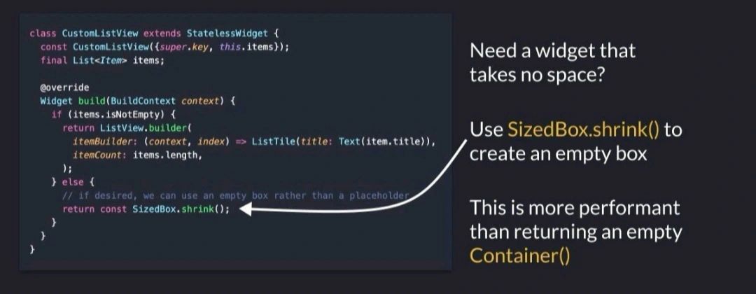 How to return an empty box in Flutter | Mohammed Bakali posted on the ... How to return an empty box in Flutter | Mohammed Bakali posted on the ...