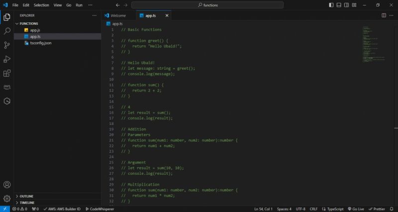 Muhammad Ubaid Hussain on LinkedIn: #typescript #arrowfunctions # ... Muhammad Ubaid Hussain on LinkedIn: #typescript #arrowfunctions # ...