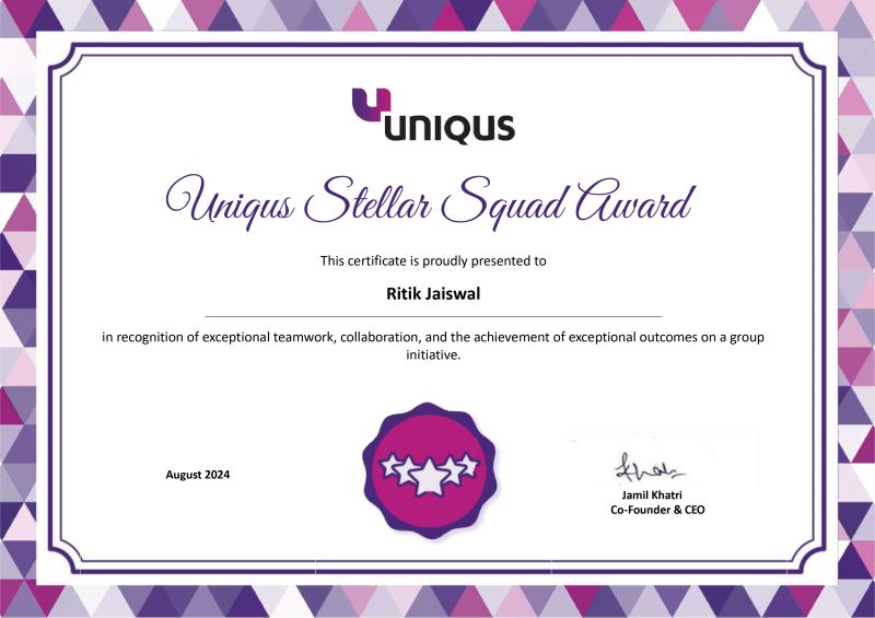 Ritik Jaiswal on LinkedIn: #teamworkmakesthedreamwork #stellarsquad # ... Ritik Jaiswal on LinkedIn: #teamworkmakesthedreamwork #stellarsquad # ...