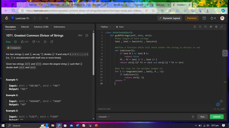 Day 2 of LeetCode75 coding challenge | Rafiea Ashraf posted on the ... Day 2 of LeetCode75 coding challenge | Rafiea Ashraf posted on the ...