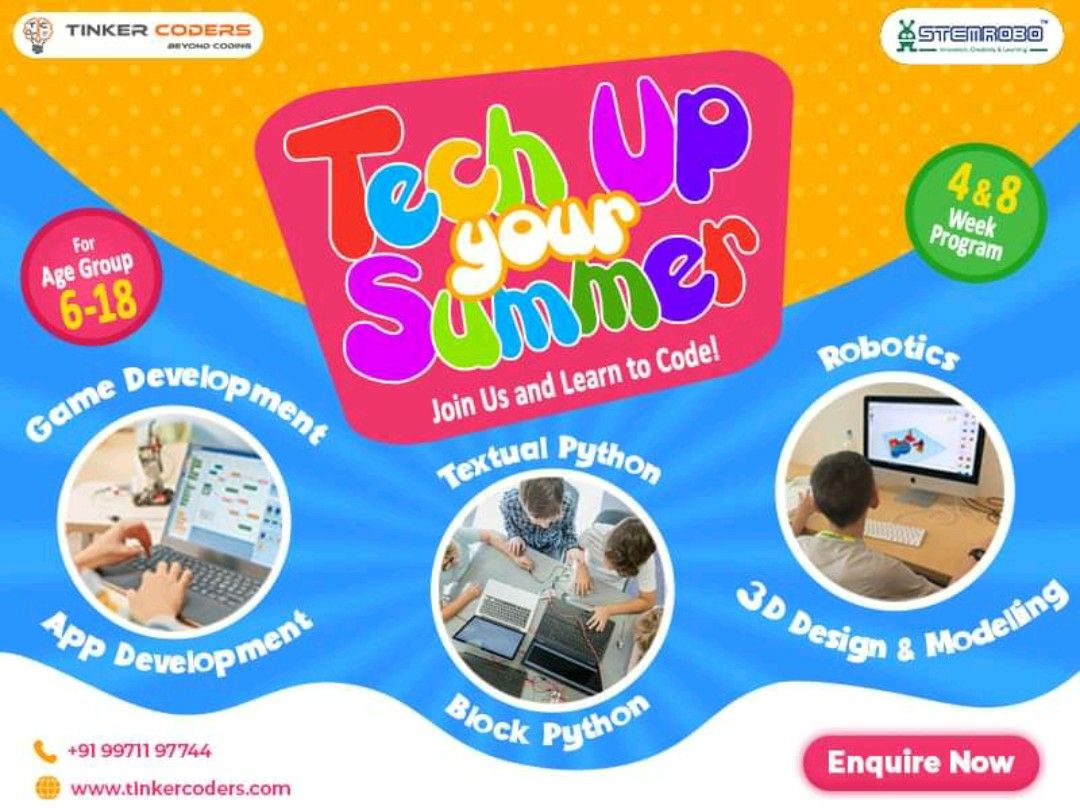 Tinker Coders on LinkedIn: #tinkercoders #codingsummercamp # ... Tinker Coders on LinkedIn: #tinkercoders #codingsummercamp # ...