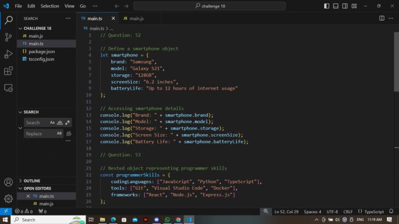 #coding #100daysofcodingchallenge #typescript # ... #coding #100daysofcodingchallenge #typescript # ...