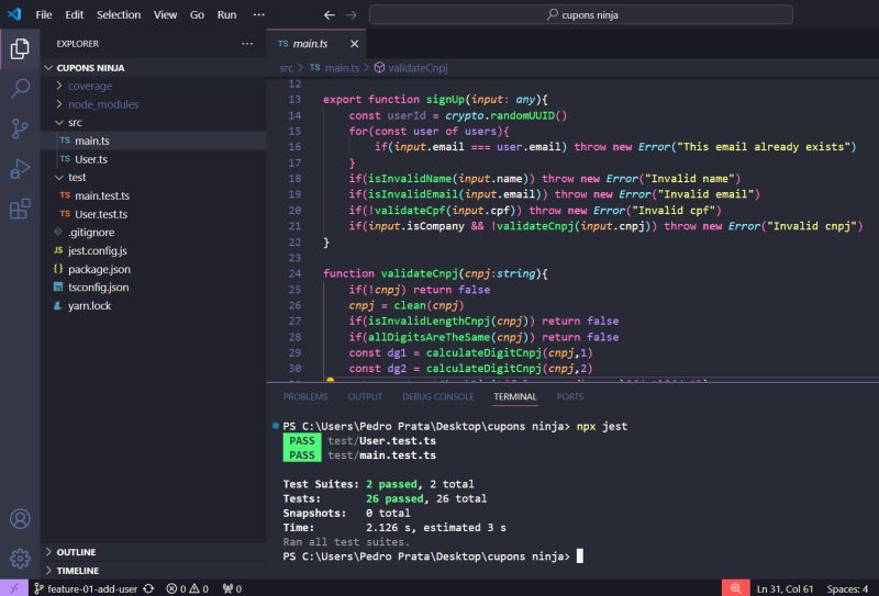 Pedro Prata on LinkedIn: #typescript #nodejs #jest Pedro Prata on LinkedIn: #typescript #nodejs #jest