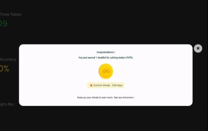 Day 295 of #365daysofcode by POTD GeeksforGeeks | Purna Nand posted on ... Day 295 of #365daysofcode by POTD GeeksforGeeks | Purna Nand posted on ...