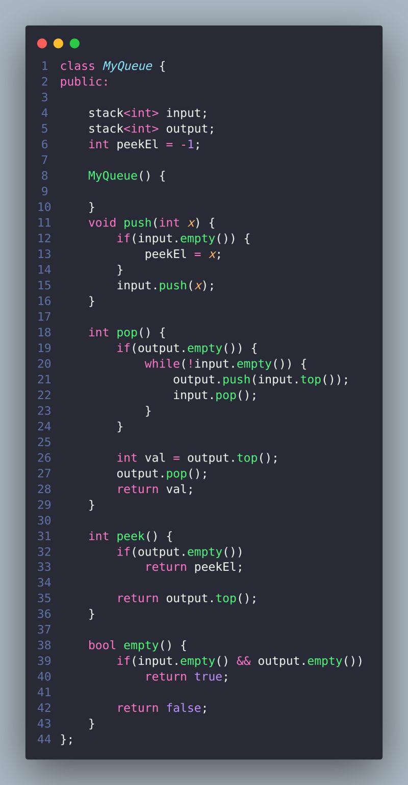 Day 27 of #180daysofcodechallenge: Implement Queue using Stacks | Syed ... Day 27 of #180daysofcodechallenge: Implement Queue using Stacks | Syed ...