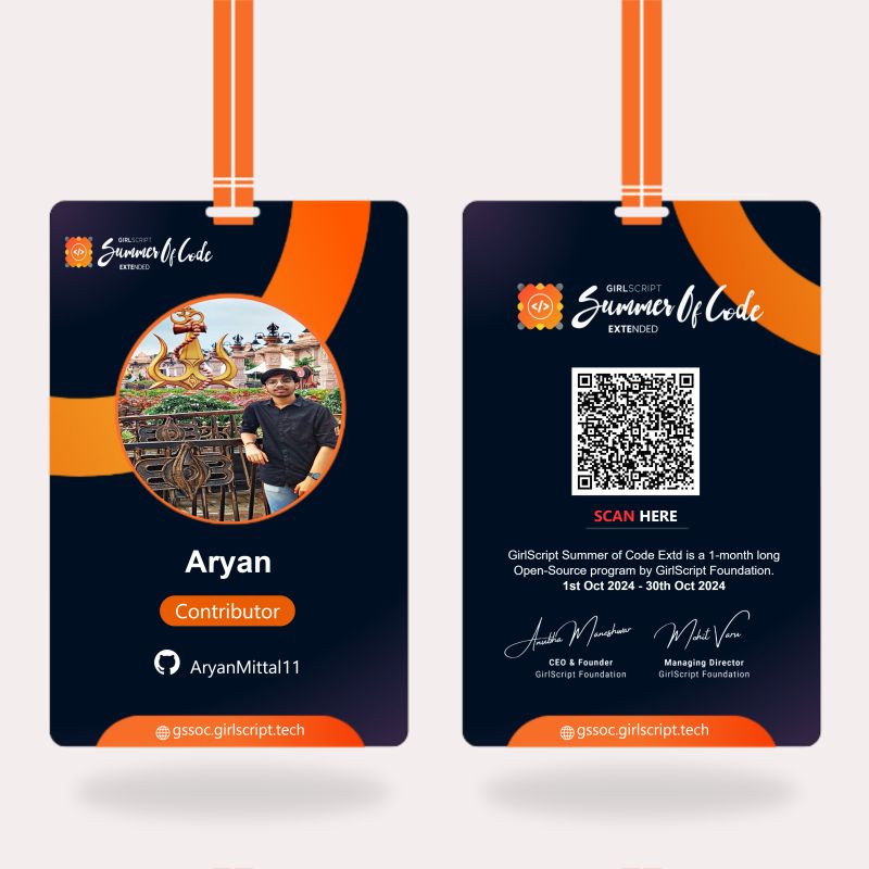 Aryan Mittal on LinkedIn: #gssoc #gssoc #opensource #codingcommunity # ... Aryan Mittal on LinkedIn: #gssoc #gssoc #opensource #codingcommunity # ...