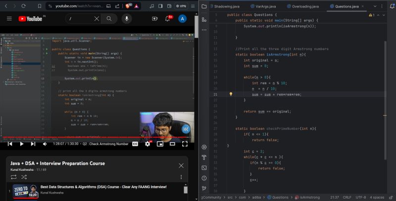 Adiba Khan on LinkedIn: #functions #dsawithkunal #oop #java # ... Adiba Khan on LinkedIn: #functions #dsawithkunal #oop #java # ...