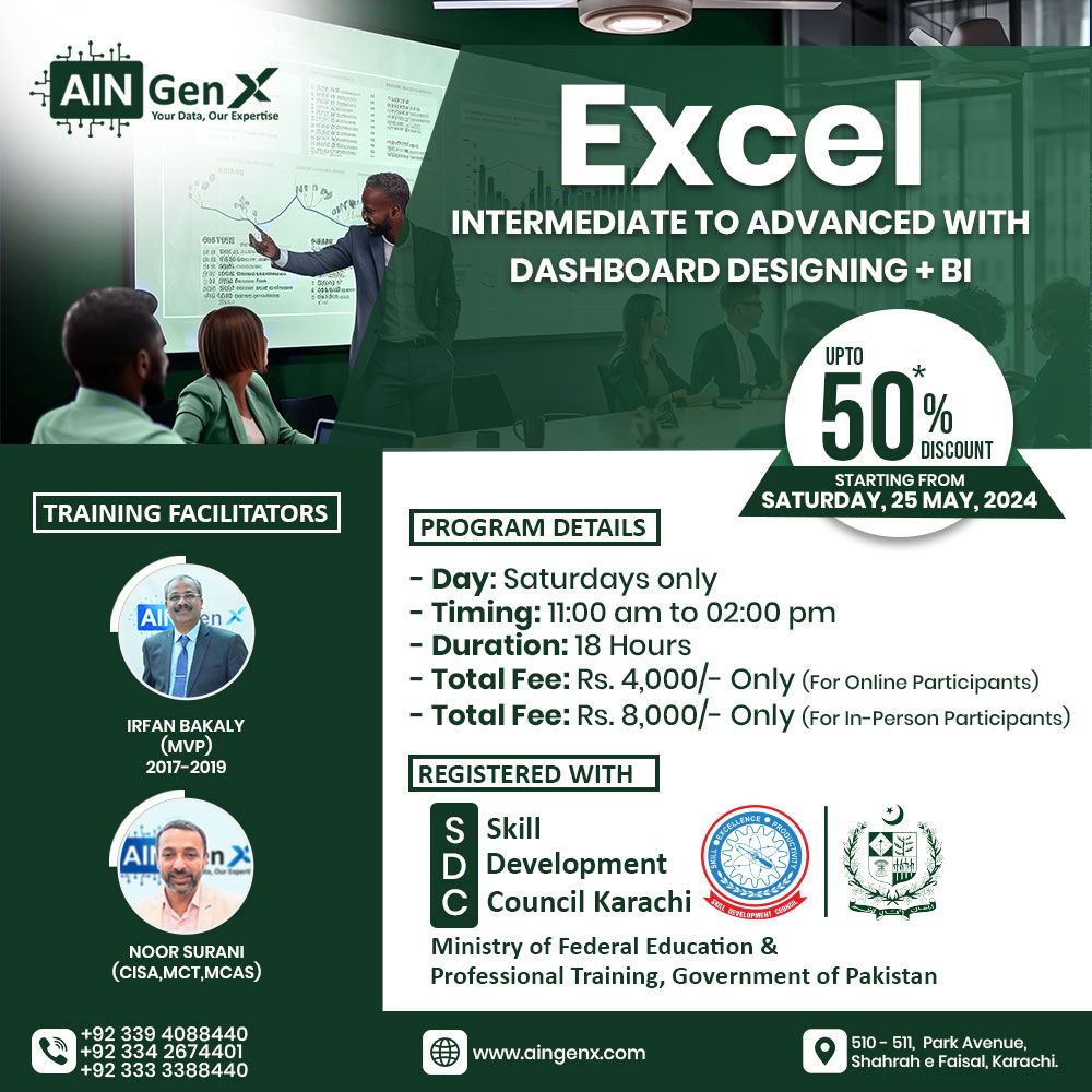 AIN GenX on LinkedIn: Unlock the power of Excel with Advanced Dashboard ... AIN GenX on LinkedIn: Unlock the power of Excel with Advanced Dashboard ...