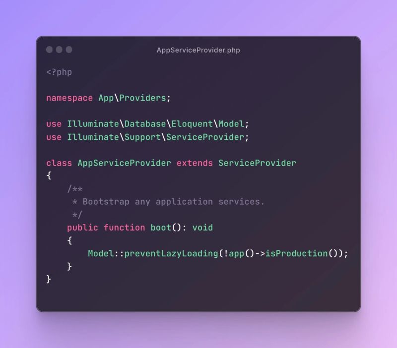 How to prevent lazy loading in Laravel apps | Mubashir Malik posted on ... How to prevent lazy loading in Laravel apps | Mubashir Malik posted on ...