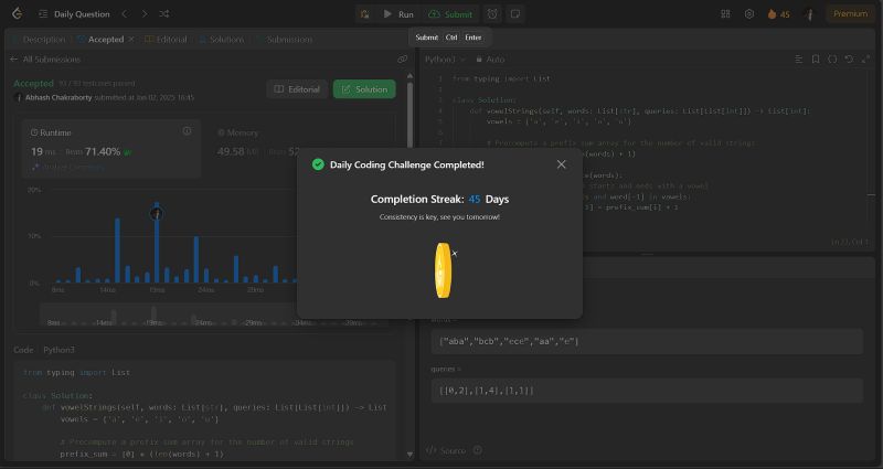 Abhash Chakraborty on LinkedIn: #100daysofcoding #leetcode ... Abhash Chakraborty on LinkedIn: #100daysofcoding #leetcode ...